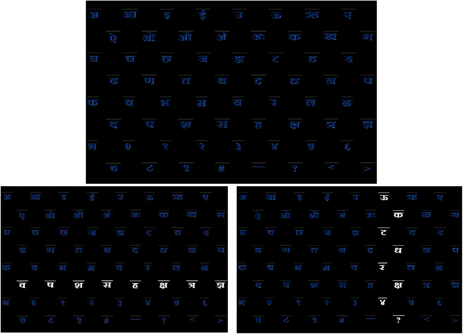 Increasing the usability of the Devanagari script input based P300 speller - Book chapter ...