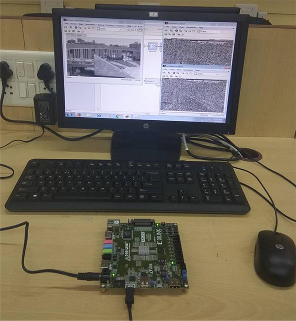 An FPGA implementation of the RSA algorithm using VHDL and a Xilinx system generator for image ...