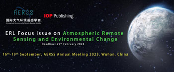 IOPscience - Focus on Atmospheric Remote Sensing and Environmental Change