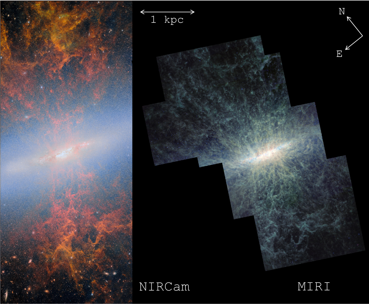 JWST Observations of Starbursts: Dust Processing in the M82 Superwind ...