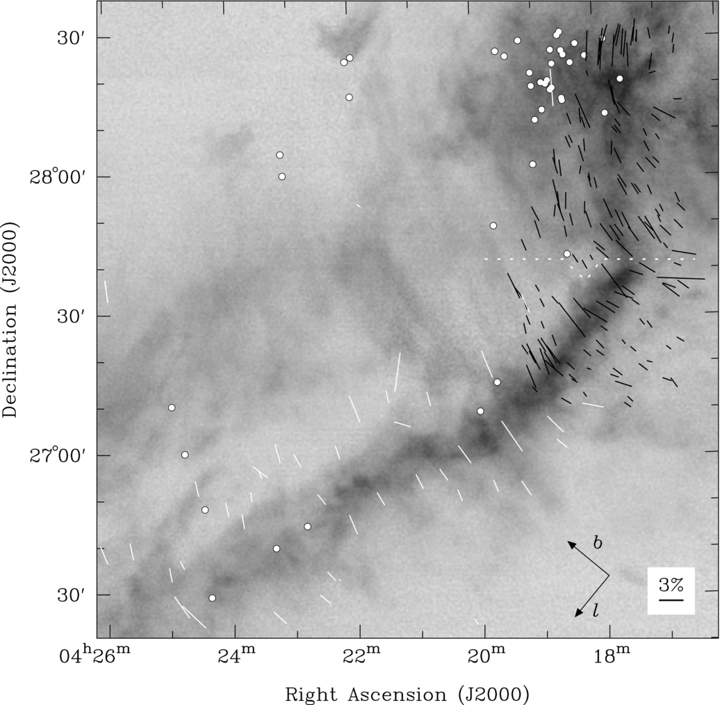 THE MAGNETIC FIELD IN TAURUS PROBED BY INFRARED POLARIZATION - IOPscience