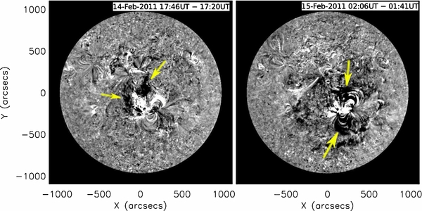 ASYMMETRY IN THE CME–CME INTERACTION PROCESS FOR THE EVENTS FROM 2011 ...