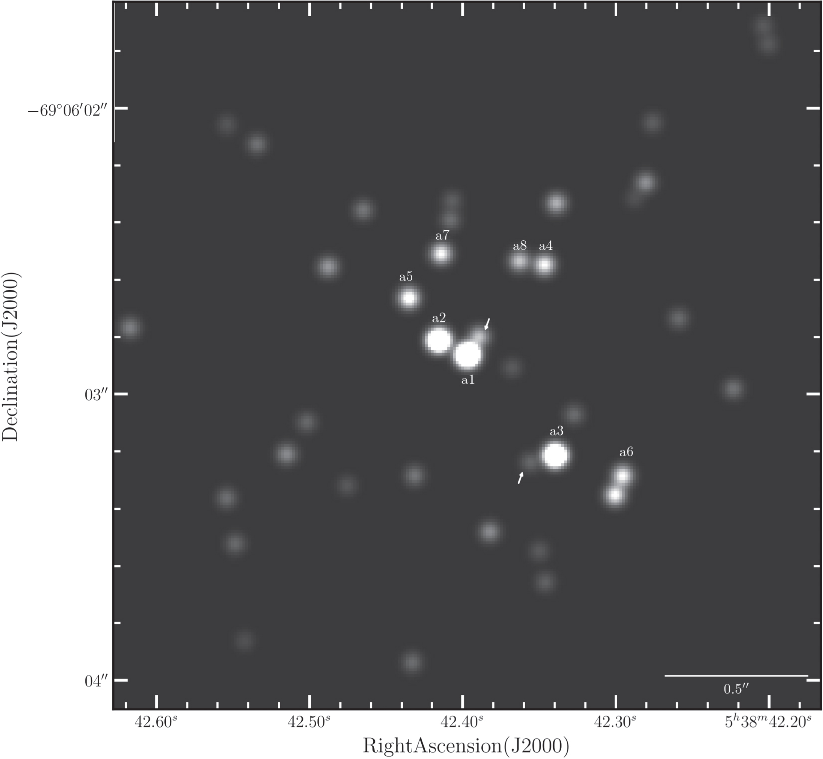Resolving the Core of R136 in the Optical - IOPscience