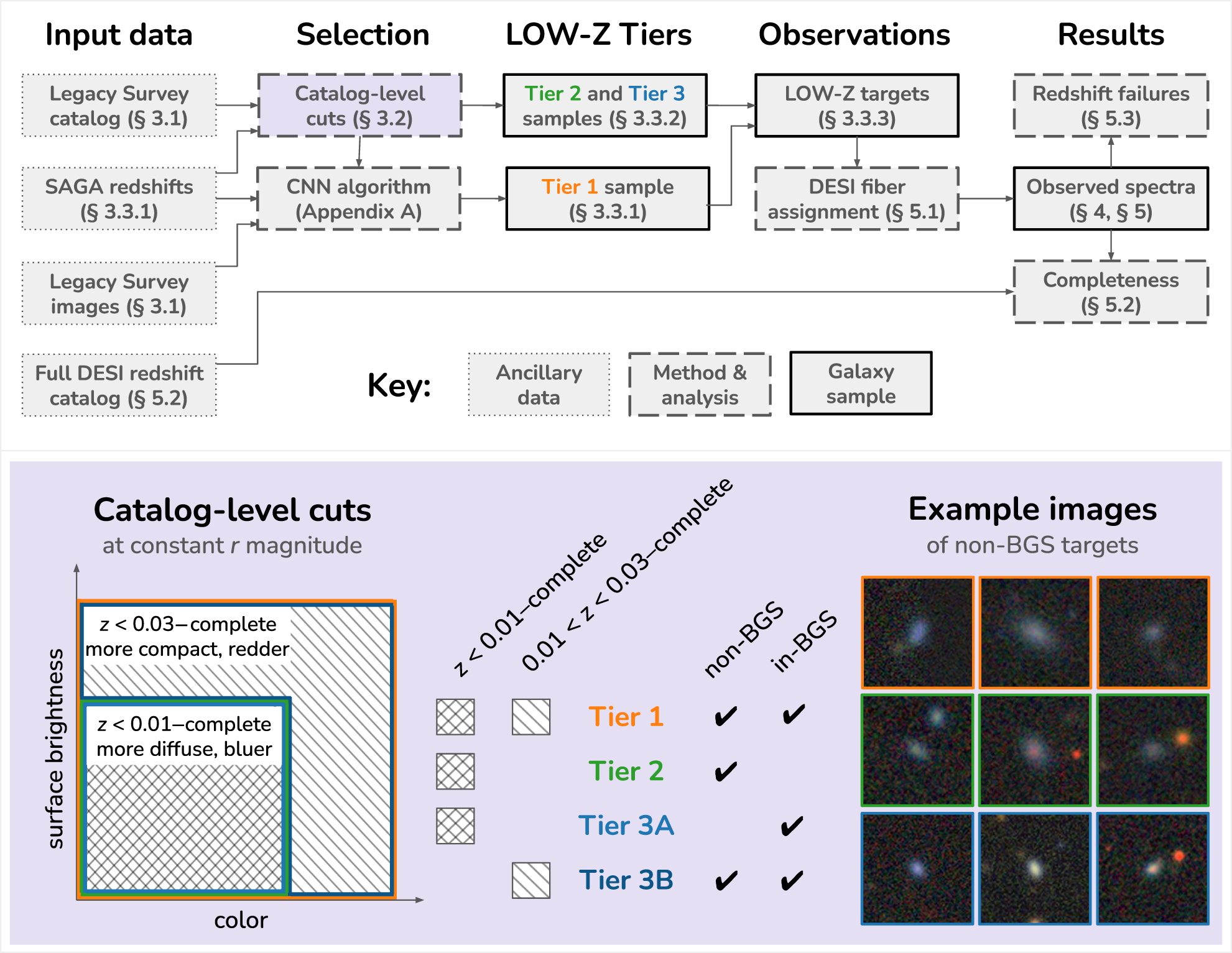 Target Selection and Sample Characterization for the DESI LOW-Z ...
