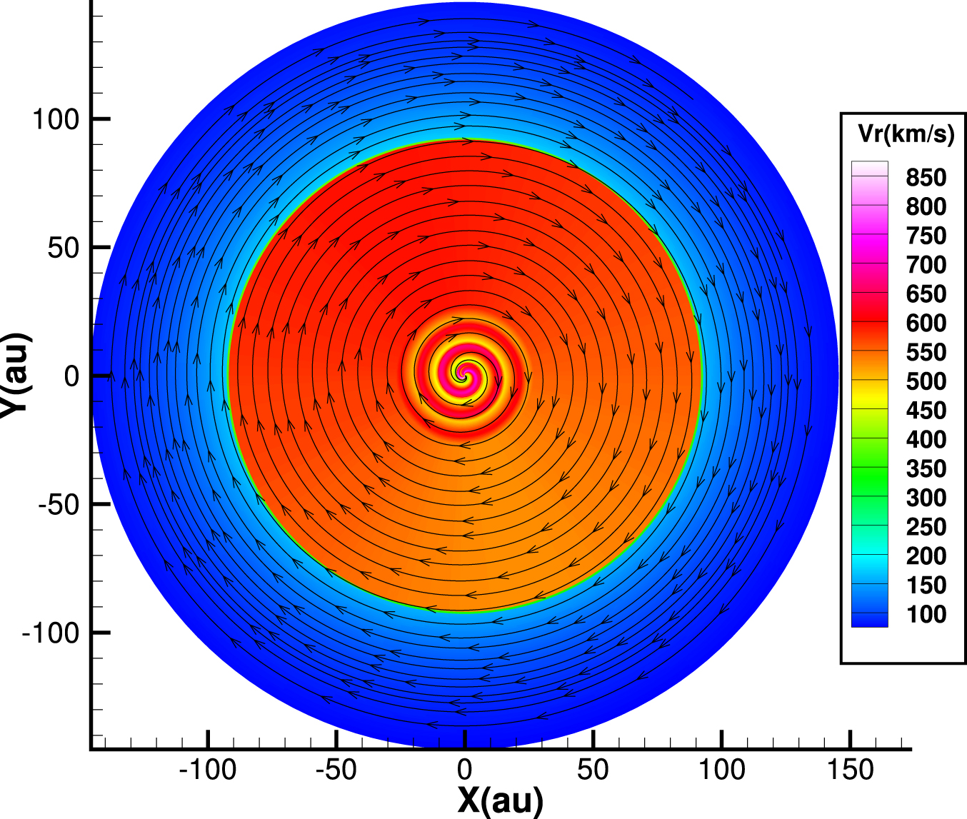 A Numerical Study of the Effects of a Corotating Interaction Region on ...