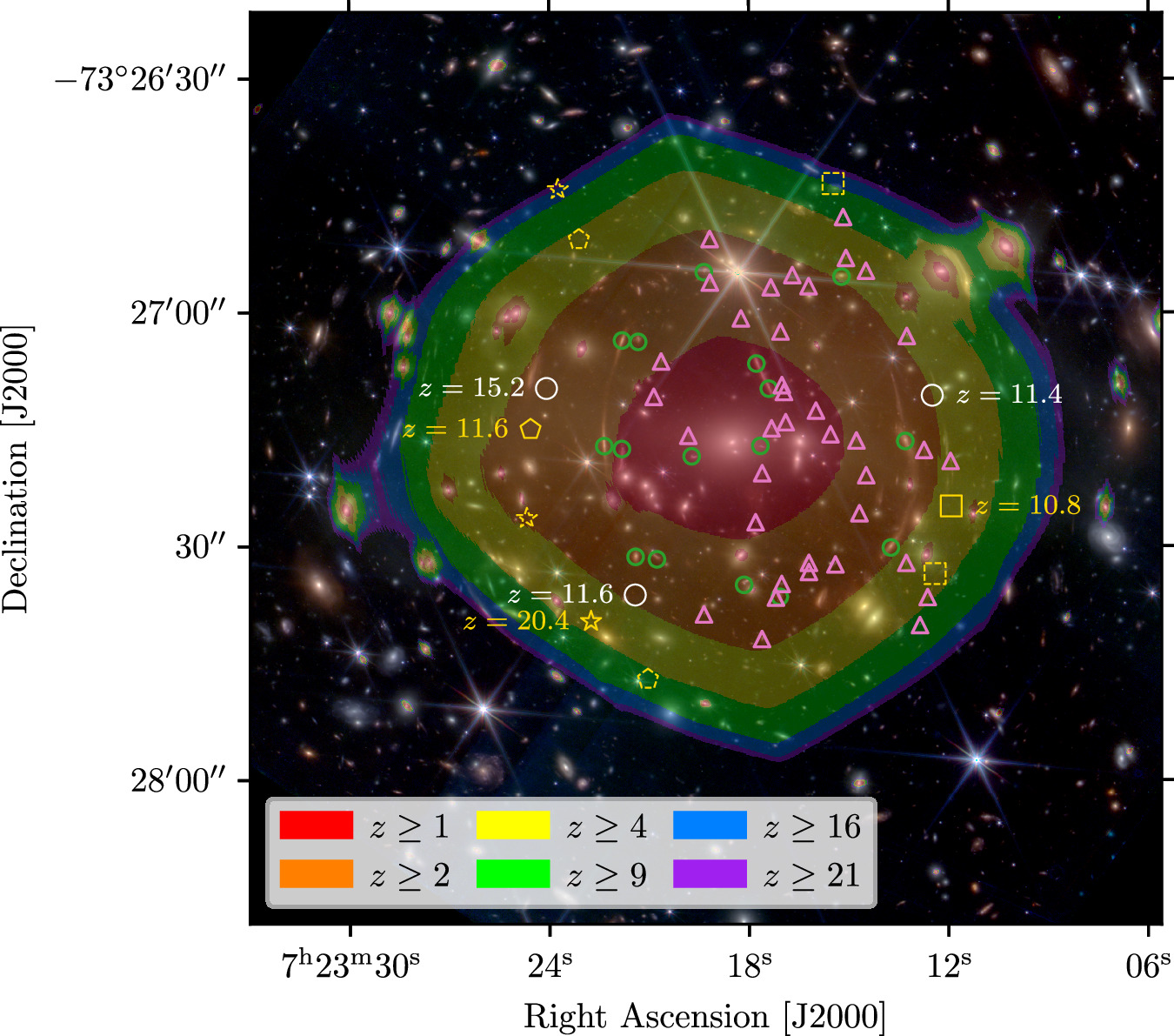 A Lens Finder Map to Check Claimed High-z Galaxies behind SMACS J0723.3 ...