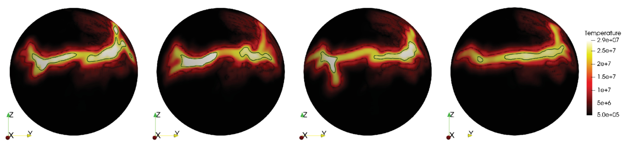 Pulse Profiles of Accreting Neutron Stars from GRMHD Simulations ...