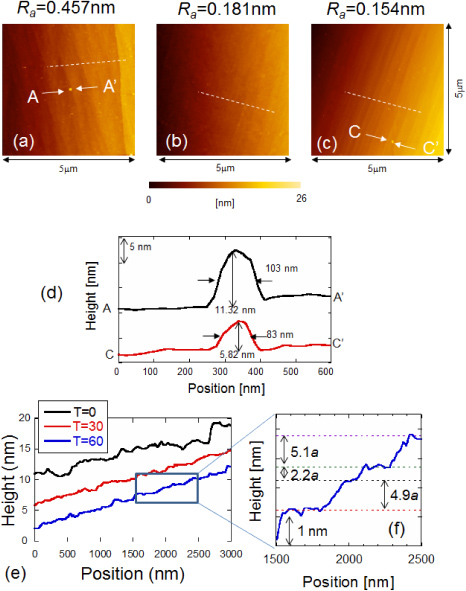 Realization of an atomically flat surface of diamond using dressed ...
