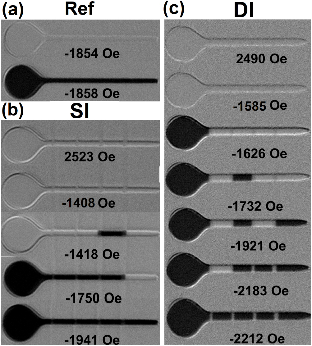 Synaptic element for neuromorphic computing using a magnetic domain ...