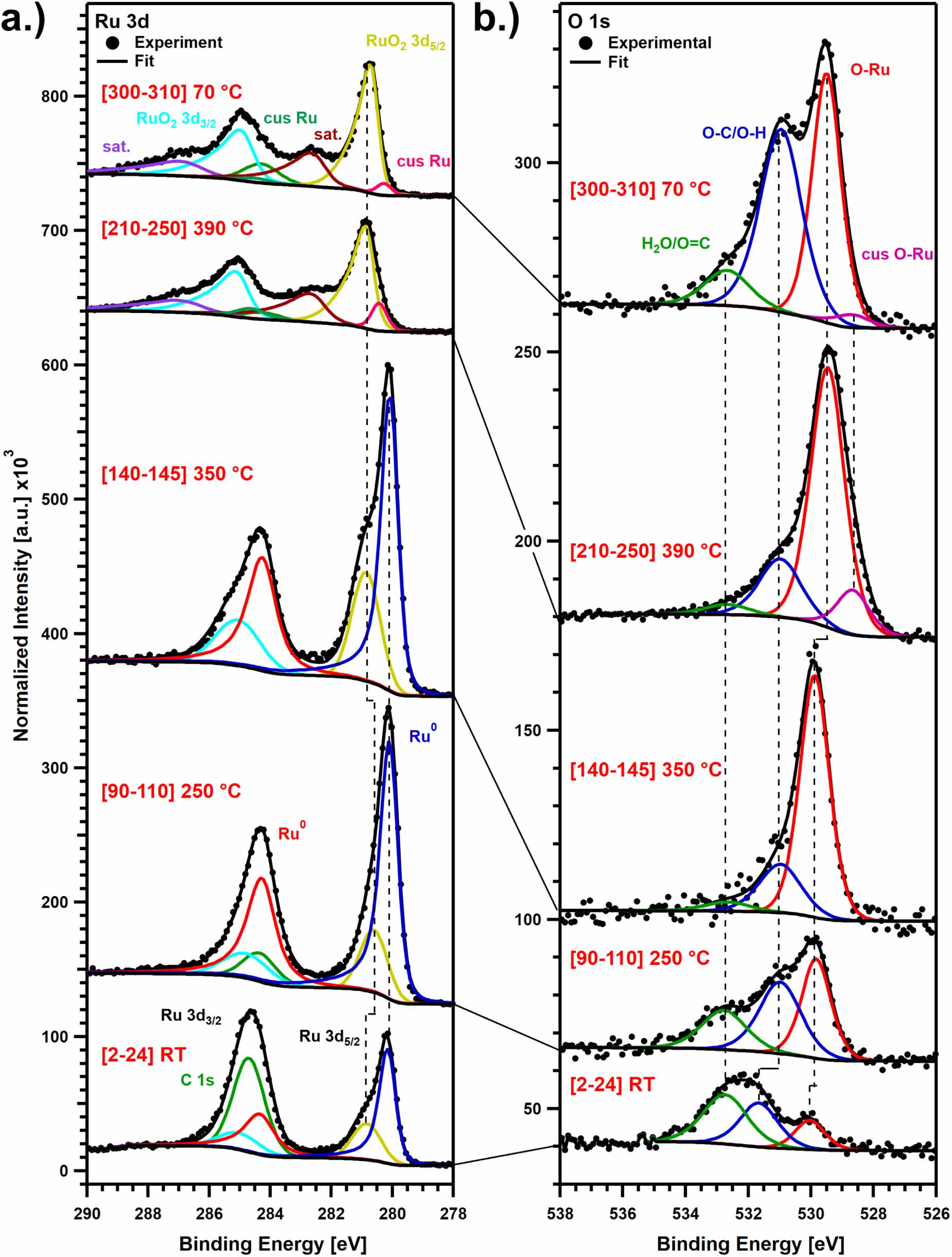 Thermal oxidation of Ru(0001) to RuO2(110) studied with ambient ...