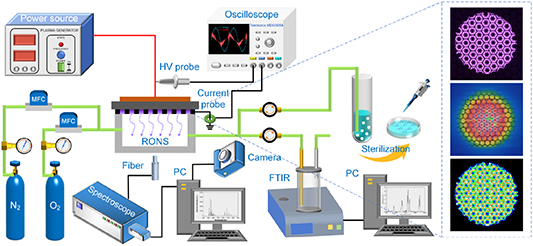 Nitrox surface discharge used for water activation: the reactive ...