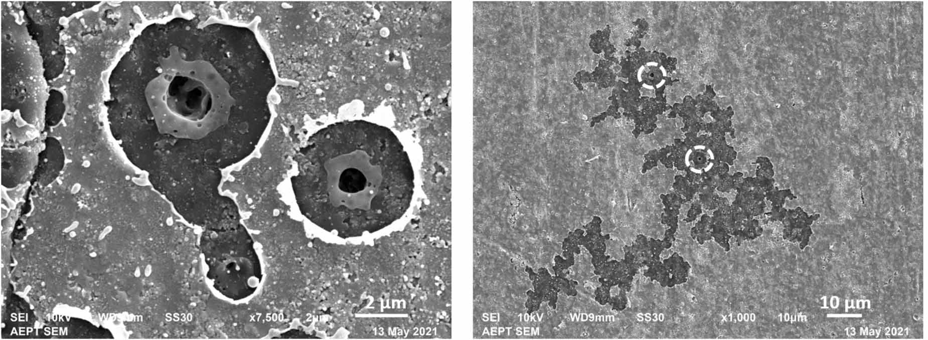 Surface modifications of aluminium and aluminium oxide induced by a ...