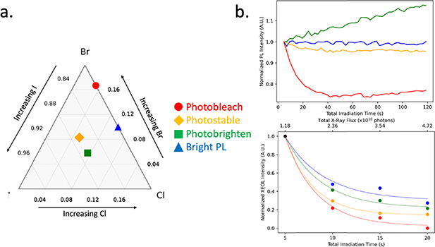 Scanning x-ray excited optical luminescence of heterogeneity in halide ...
