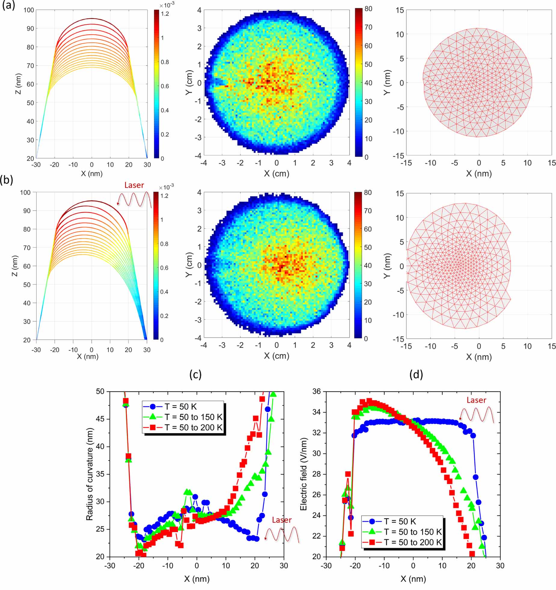 Mesoscopic modeling of field evaporation on atom probe tomography ...