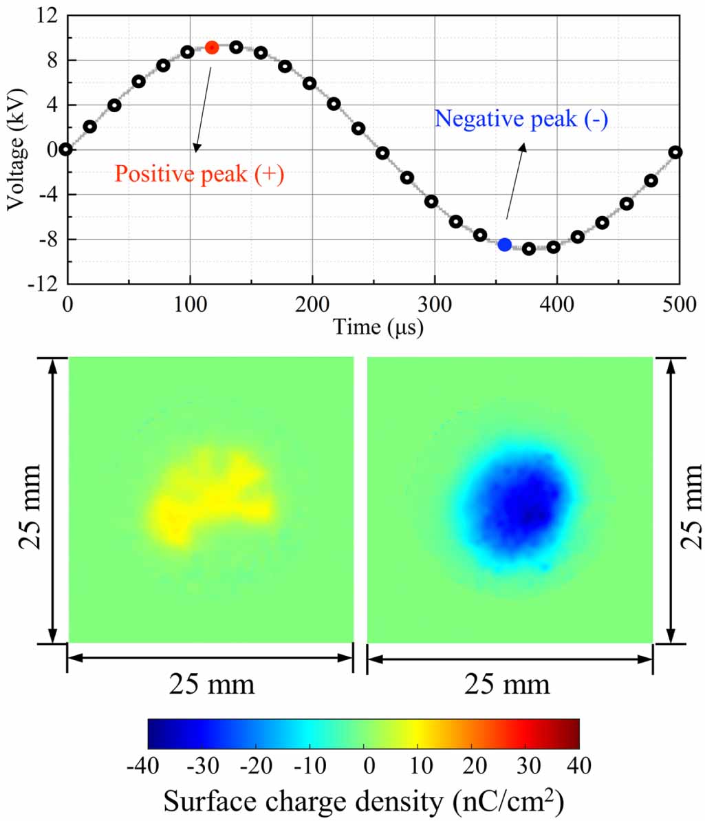 Effect of CF4 additive on dynamic surface charge deposited on ...