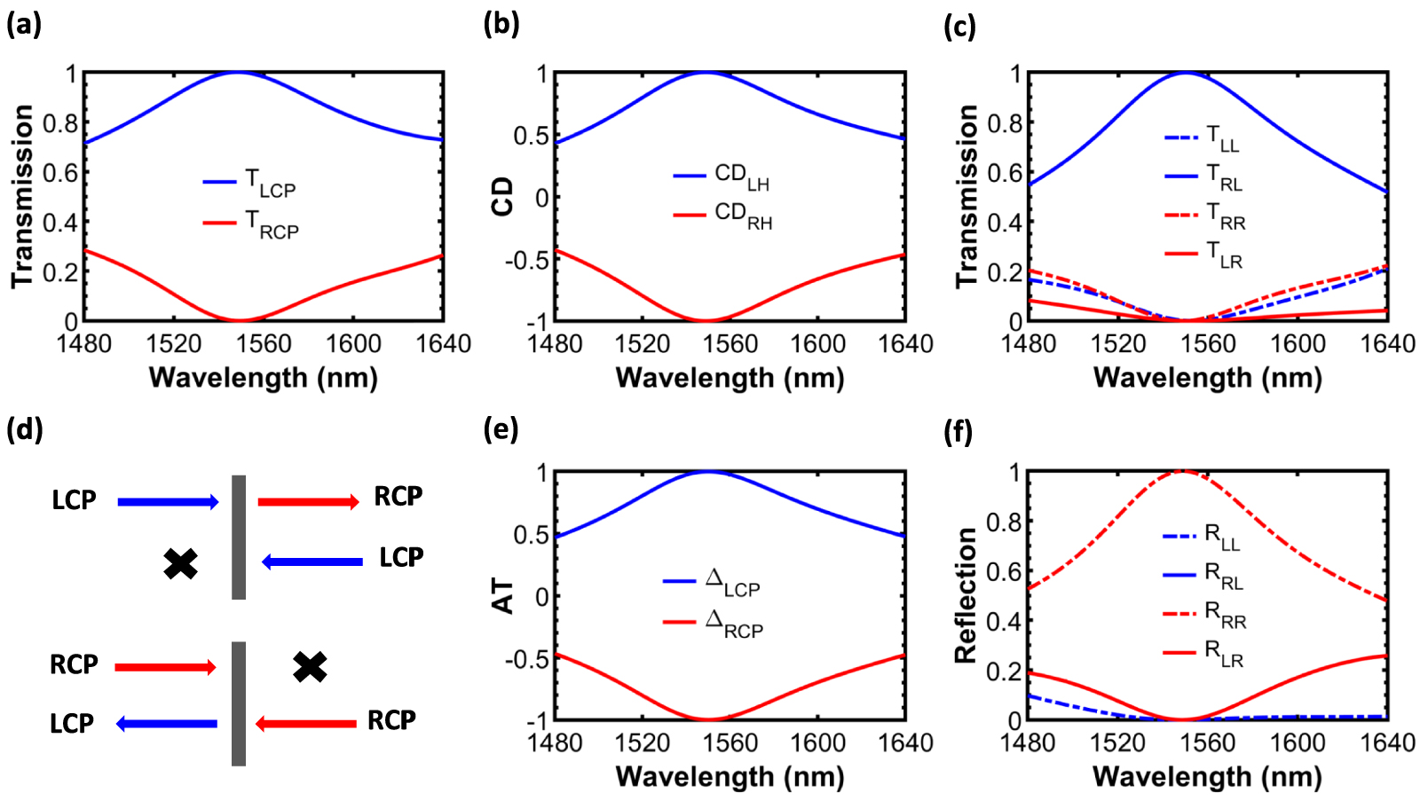 Maximal circular polarization isolation and asymmetric polarization ...