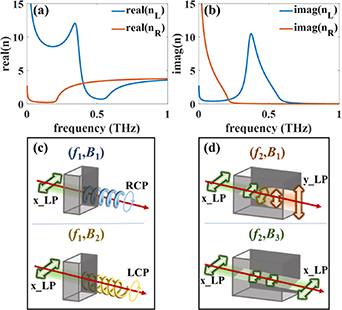 Polarization-multiplexed dual-band terahertz beam switching based on magneto-dielectric ...