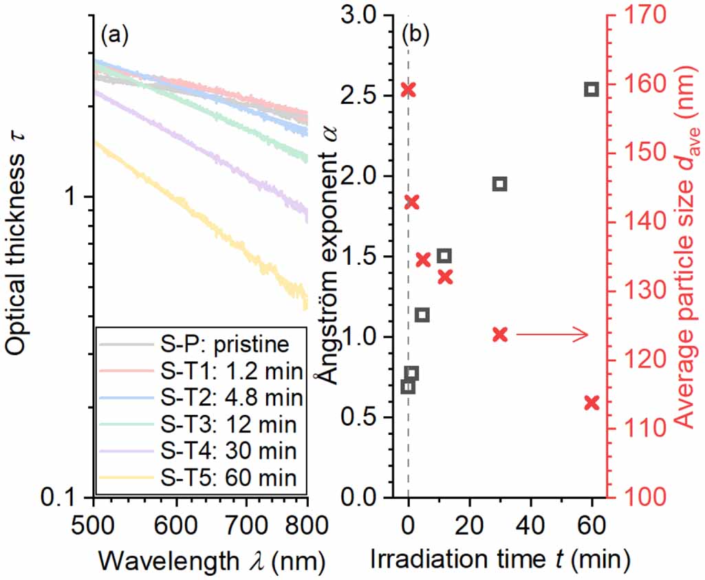 In-line monitoring and modelling of particle size reduction of ...