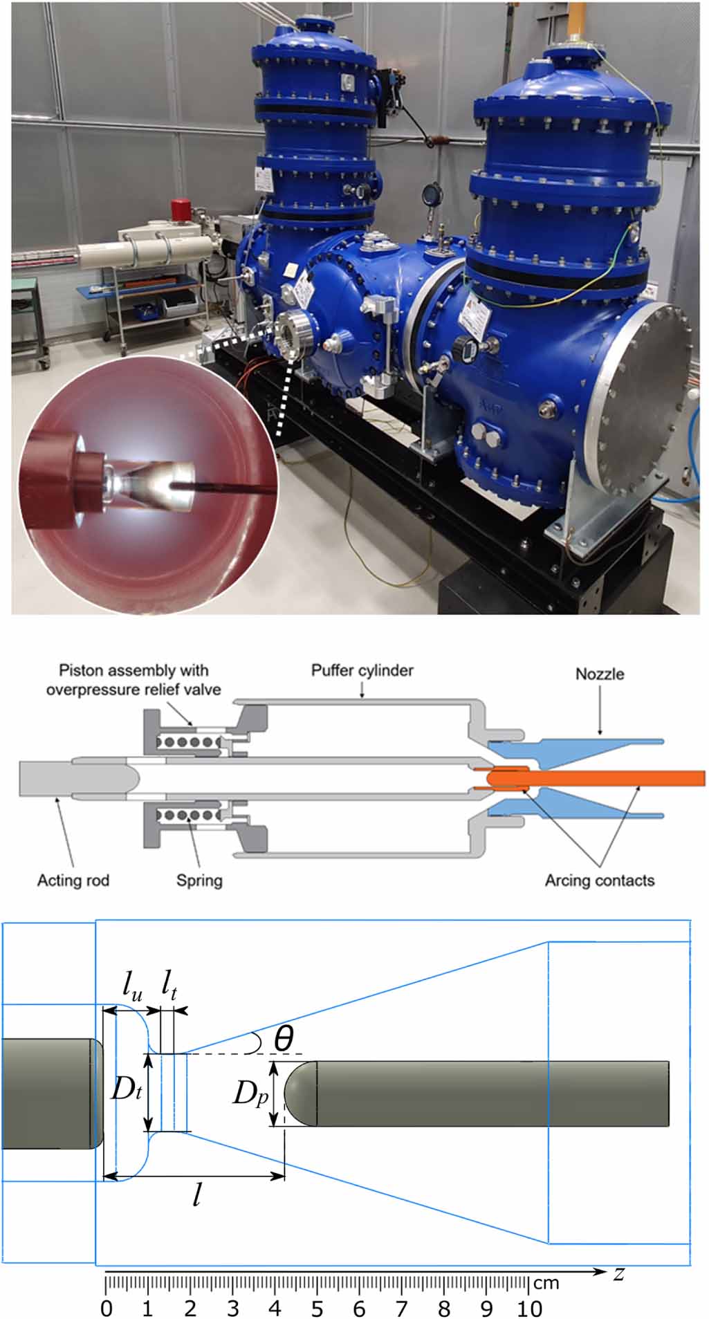 Optical characterization of actively cooled switching arcs in SF6 ...