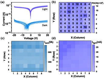 4H-SiC ultraviolet photodetector array with vertical MSM configuration ...