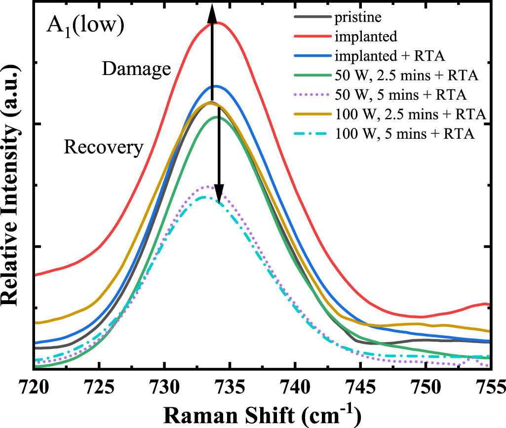 Alleviating high temperature magnesium implanted radiation damage of ...