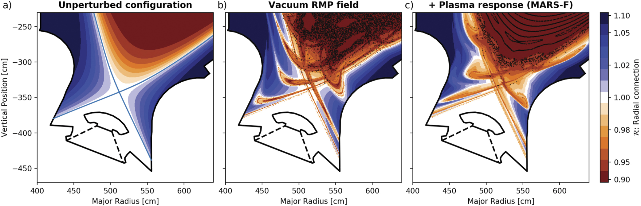 Divertor detachment in the pre-fusion power operation phase in ITER during application of ...