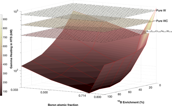 Tungsten boride shields in a spherical tokamak fusion power plant ...