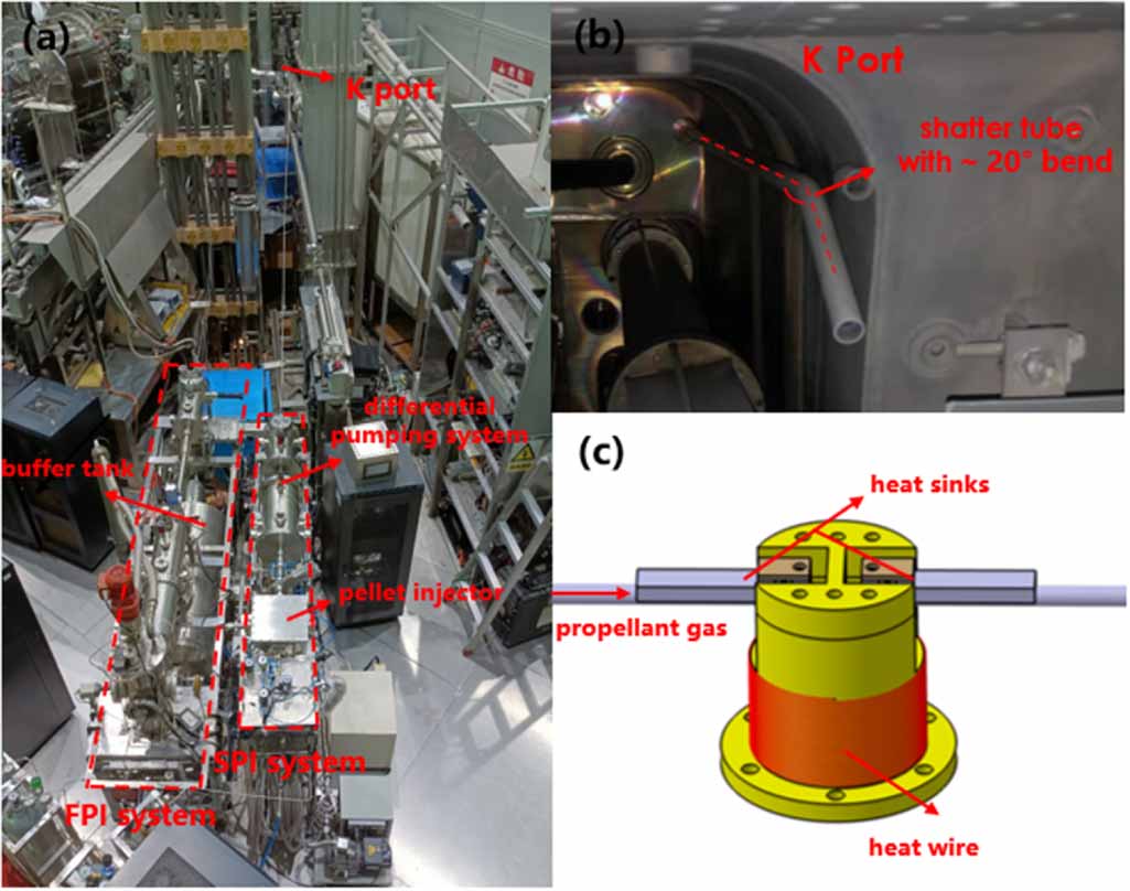 First results of Ne shattered pellet injection for mitigating plasma ...