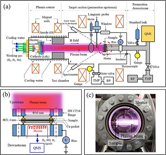Hydrogen isotope plasma-driven permeation through RAFM steel: isotope exchange and helium ...