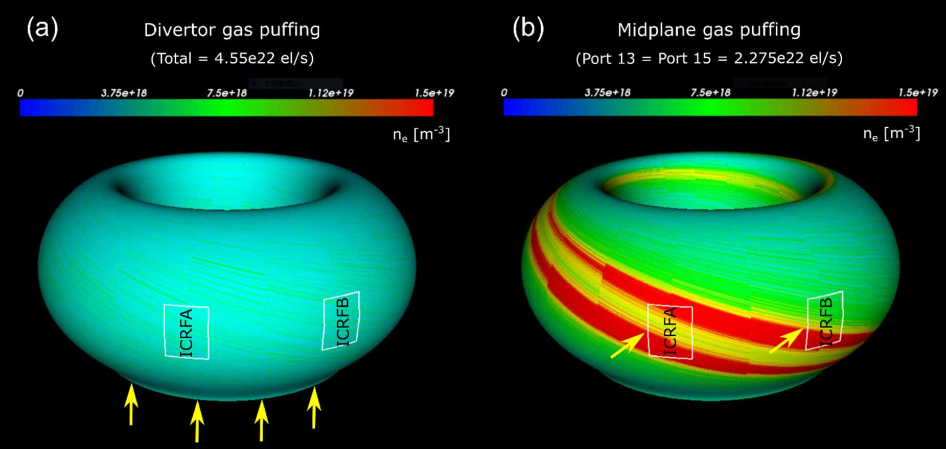 Parametric study of midplane gas puffing to maximize ICRF power ...