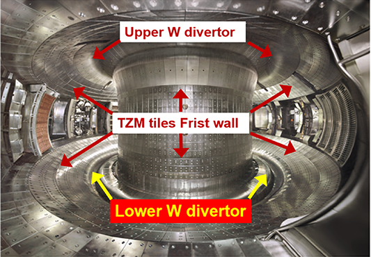 In situ melting phenomena on W plasma-facing components for lower ...
