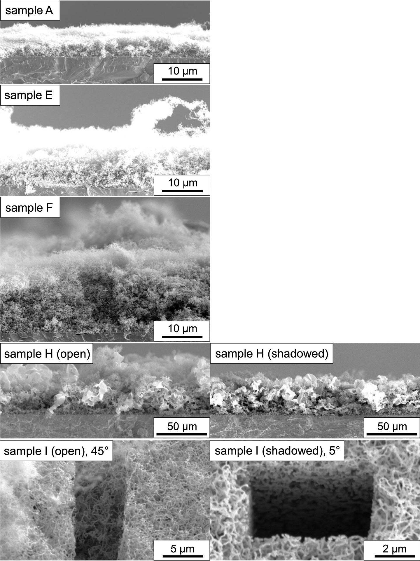 The dependence of tungsten fuzz layer thickness and porosity on ...