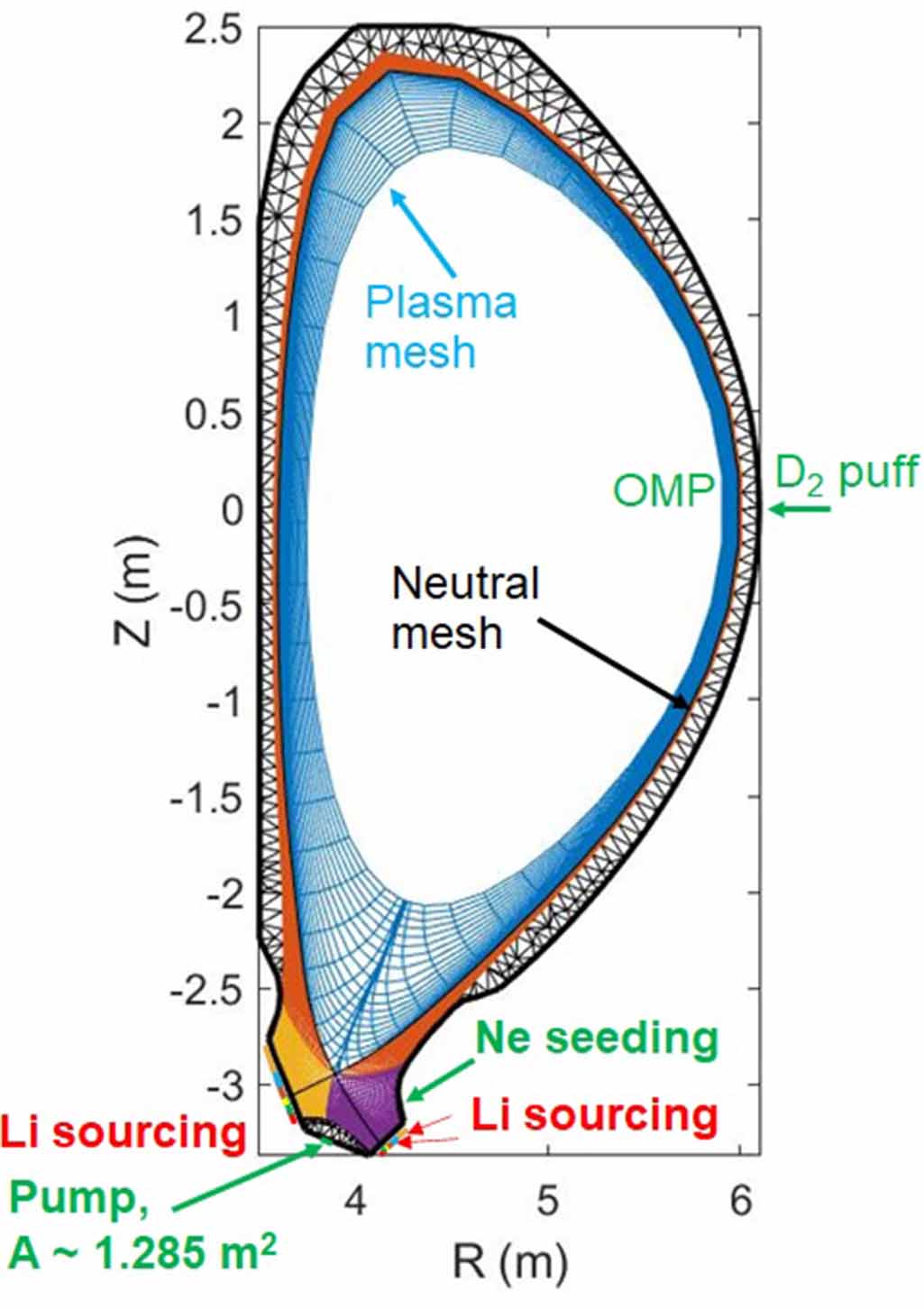 Analysis and design of fast flow liquid Li divertor for fusion nuclear ...