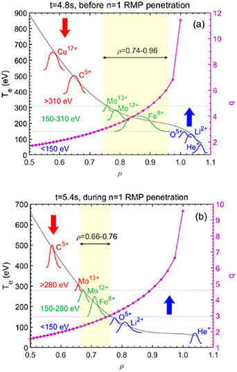 First observation of edge impurity behavior with n = 1 RMP application ...