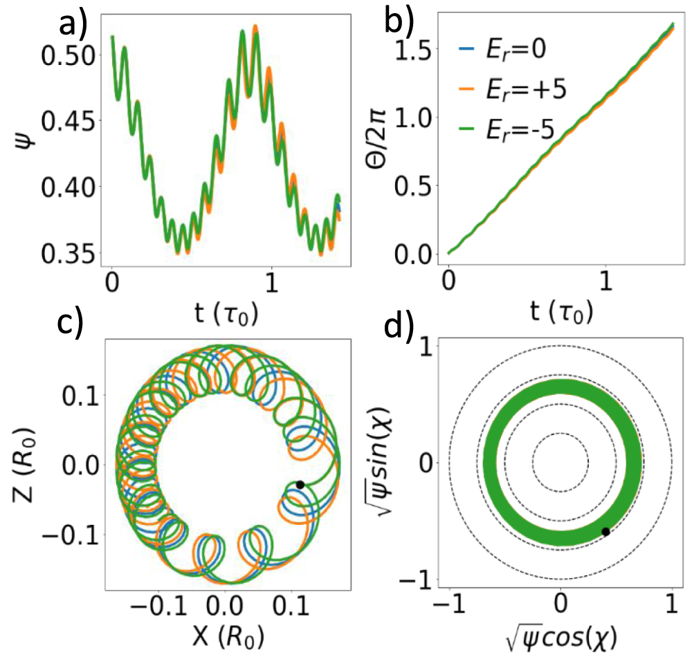 Energetic particle loss under the effects of the radial electric field ...