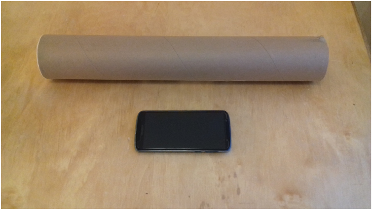 Measuring the speed of sound in air using a smartphone and a cardboard ...