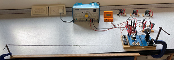 A simple practical to measure energy stored when stretching a spring ...