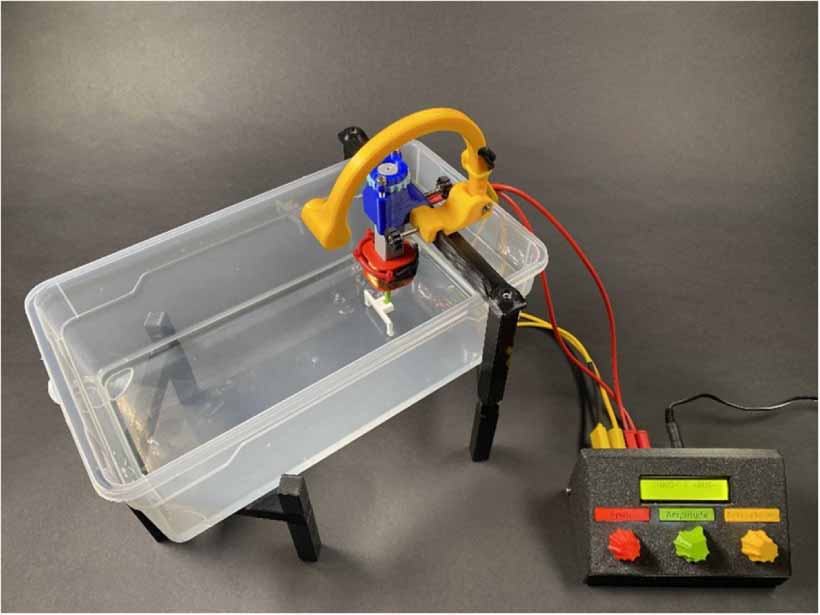 A low cost ripple tank experiment with 3D printed components and an ...