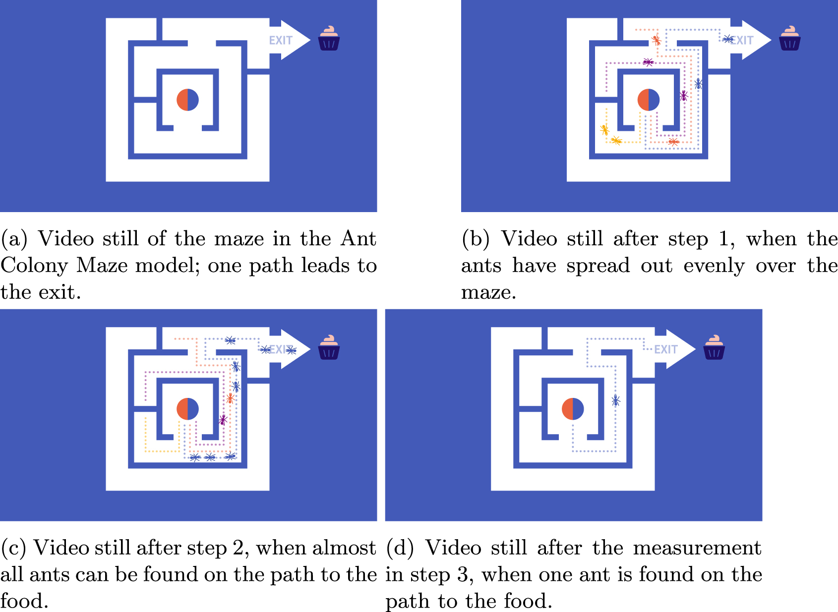 Explaining Grover's algorithm with a colony of ants: a pedagogical ...