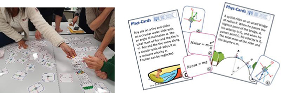 Physics card games to support knowledge organization: design ...