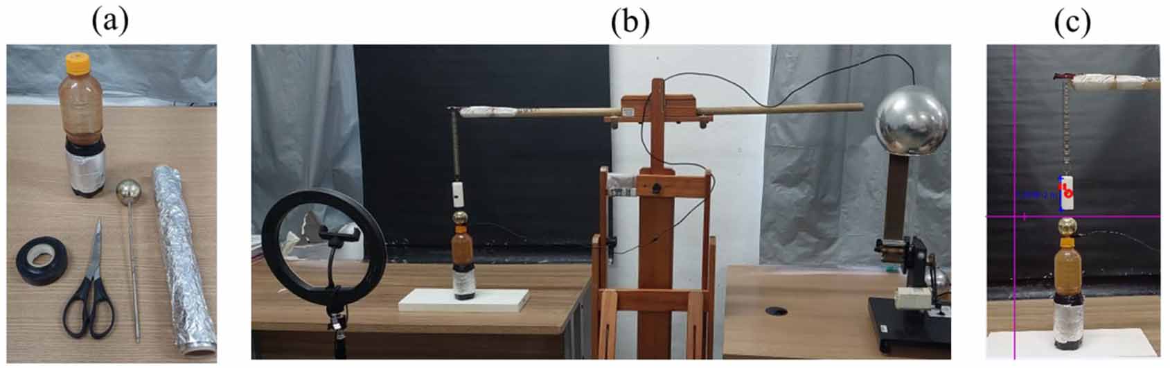 Observing forced oscillations using a charge generator and a homemade ...
