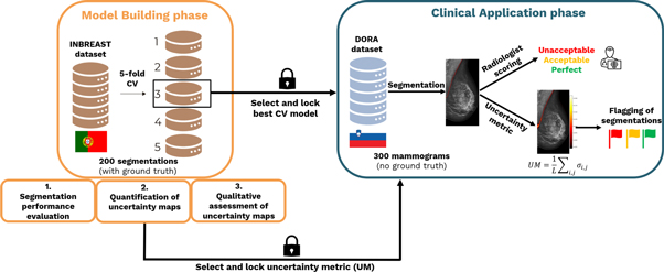 Uncertainty estimation for deep learning-based pectoral muscle ...