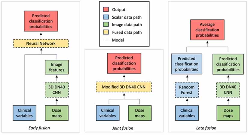 Comparison of deep-learning multimodality data fusion strategies in ...