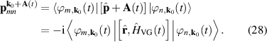 High harmonic generation in solids: particle and wave perspectives ...