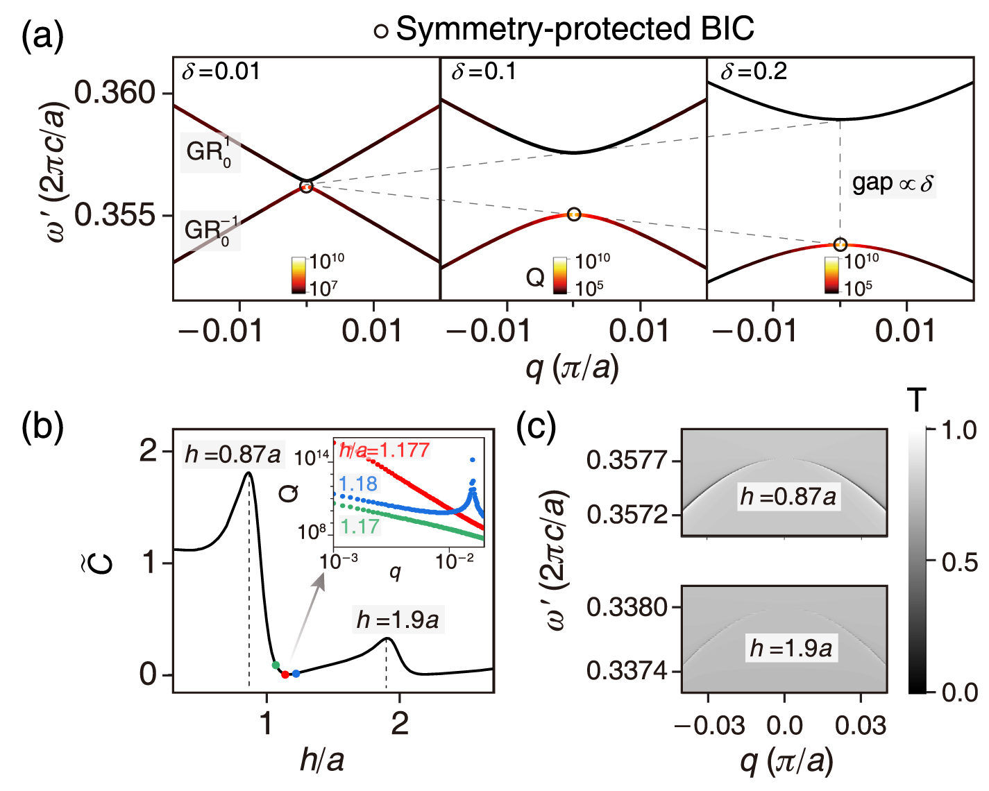 Complex band structure and bound states in the continuum: a unified ...