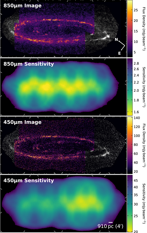 The HASHTAG Project: The First Submillimeter Images of the Andromeda ...