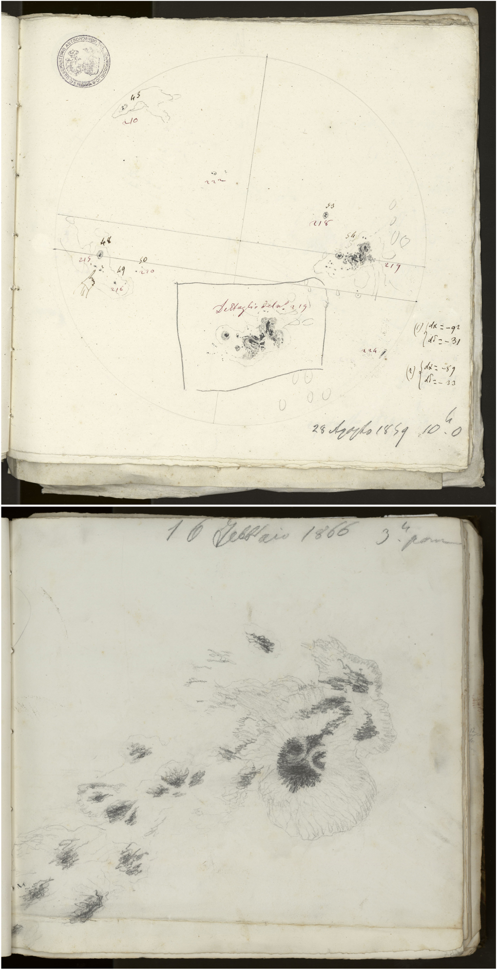 Solar Observations by Angelo Secchi. I. Digitization of Original ...