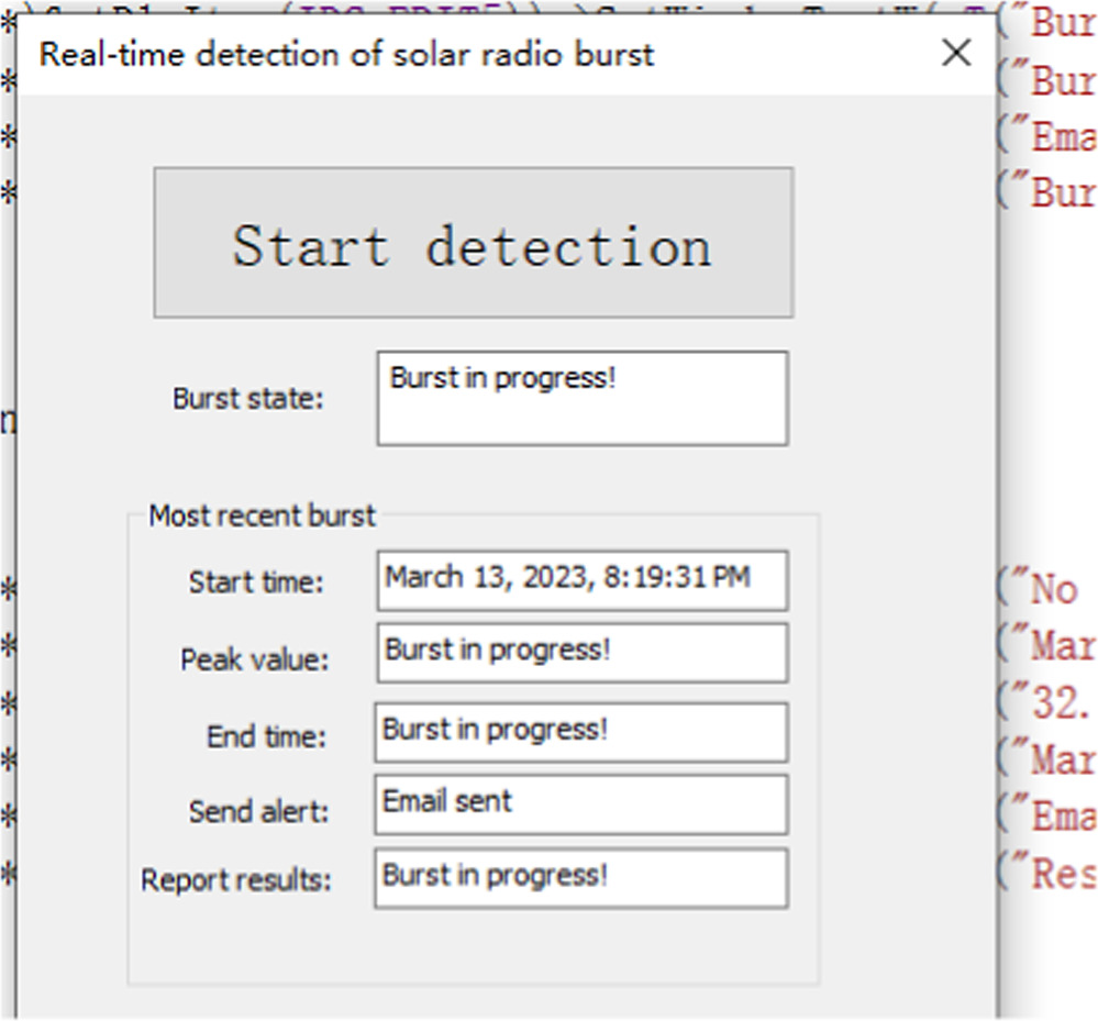 A Study of Real-time Detection Methods for Solar Radio Burst ...