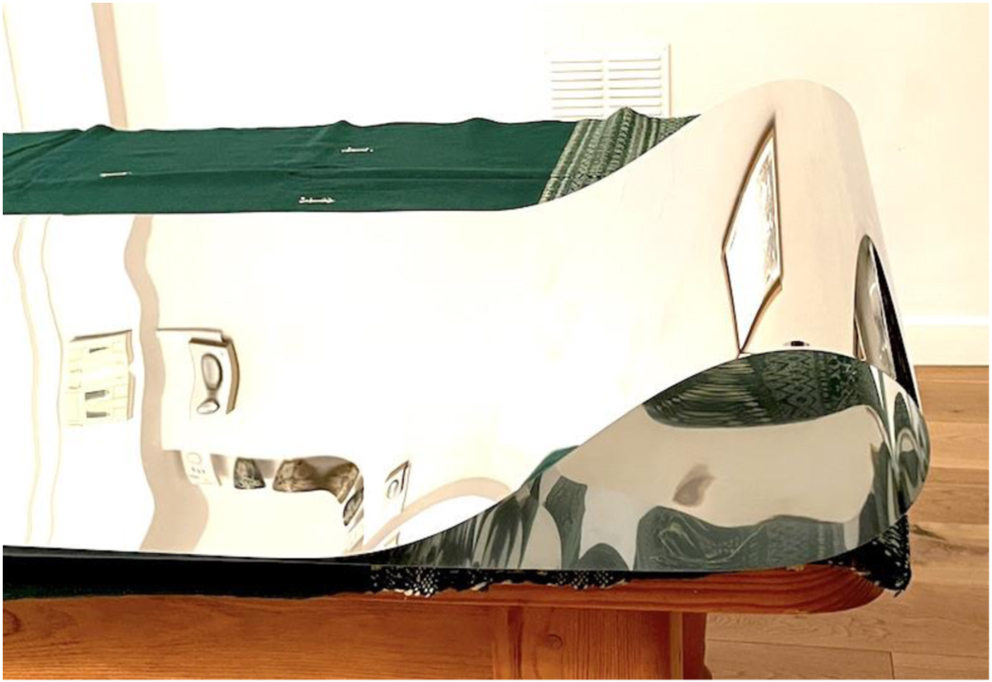 Inflection reflection: images in mirrors whose curvature changes sign ...