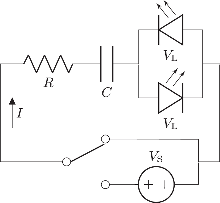 Measuring capacitor charge and discharge using an LED and a smartphone ...